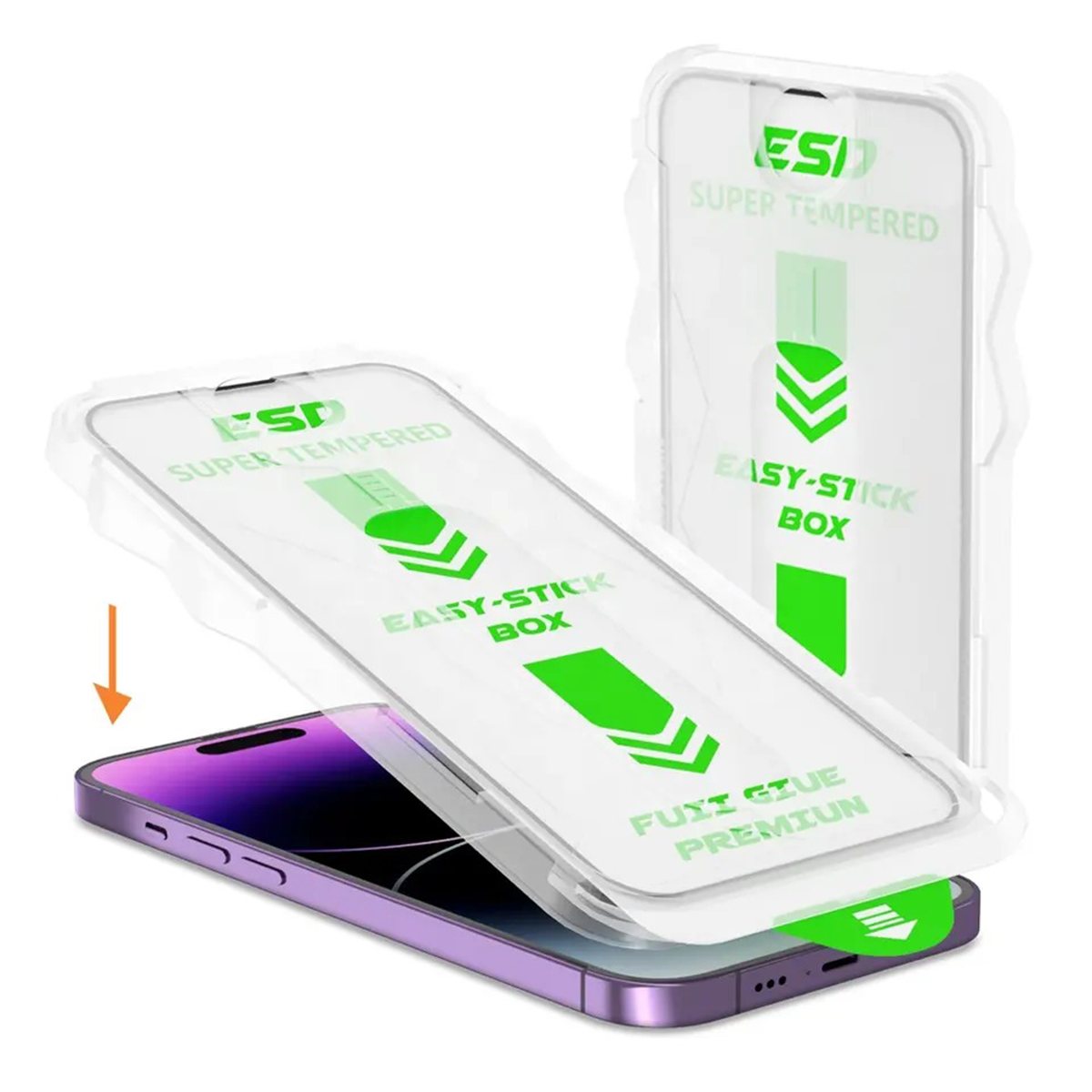 گلس EASY INSTALL (آسان نصب شو) مدل ESD – موبایل مستر پلاس